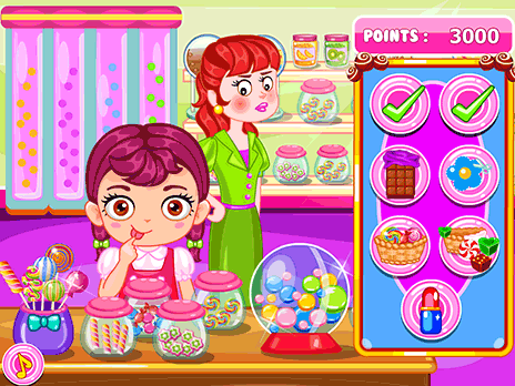 Baby Candy Shop Slacking | Play Now Online for Free - Y8.com